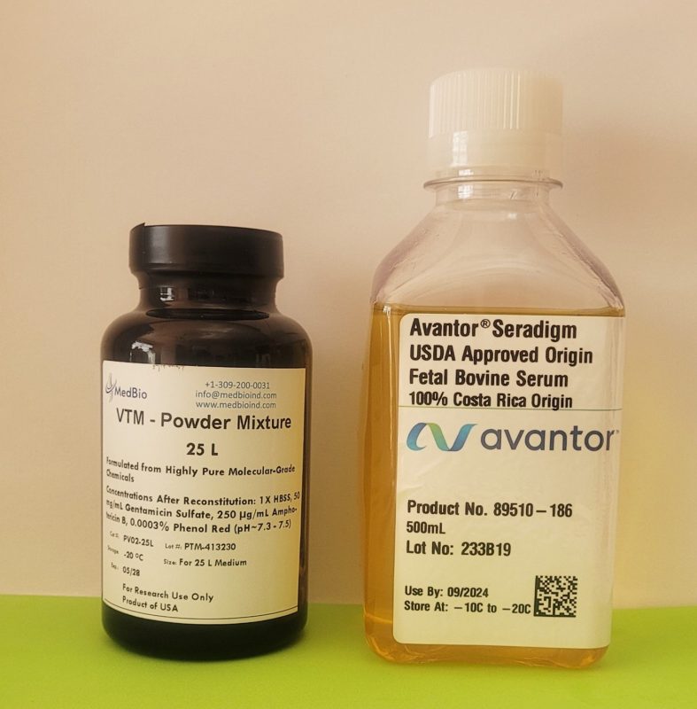 VTM Nasal Sampling Kit (2 mL & 3 mL) Viral Sampling and Transport ...