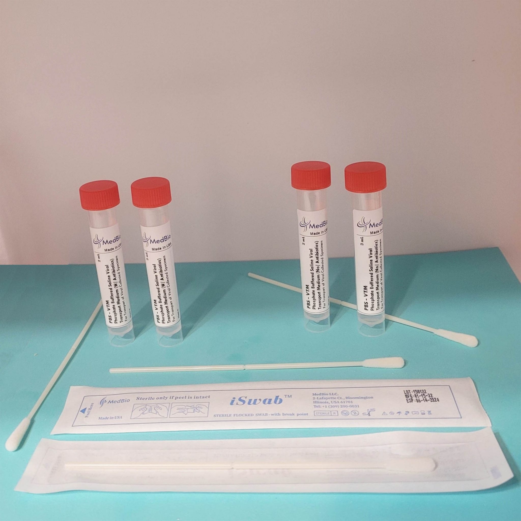 PBS – VTM Oral Sampling Kit (2 mL and 3 mL) Phosphate Buffered Saline ...