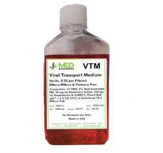 VTM Viral Transport Medium (250 mL, 500 mL & 1000 mL) – Med Biosciences