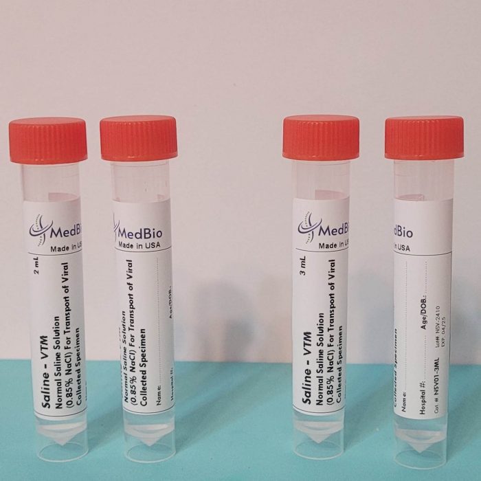 Saline – VTM (2 mL & 3 mL) Normal Saline Solution (0.85% NaCl) for ...