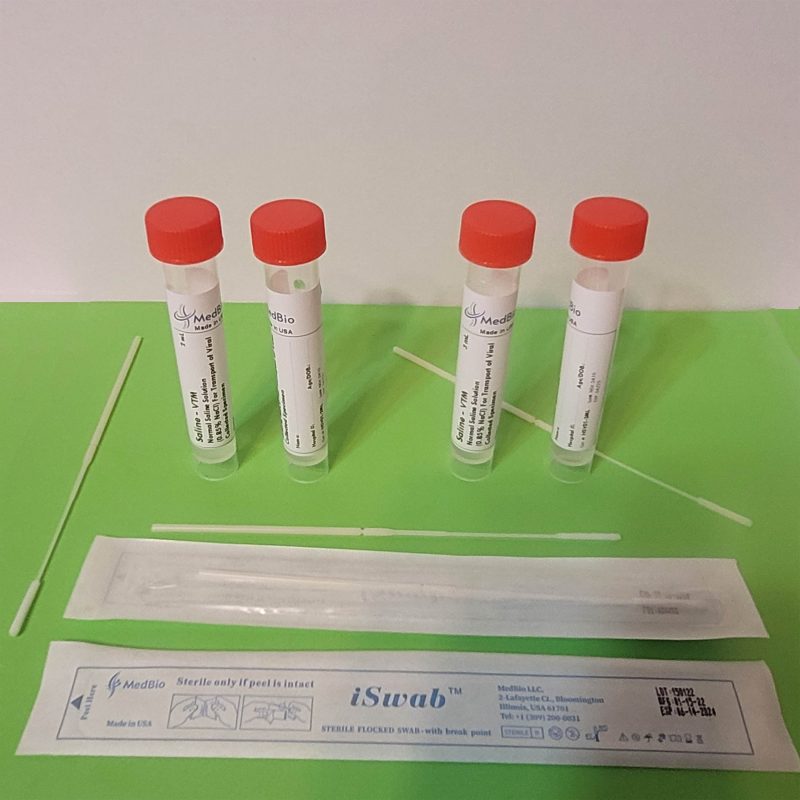Saline Nasal Sampling Kit (2 mL & 3 mL) Normal Saline (0.85% NaCl ...