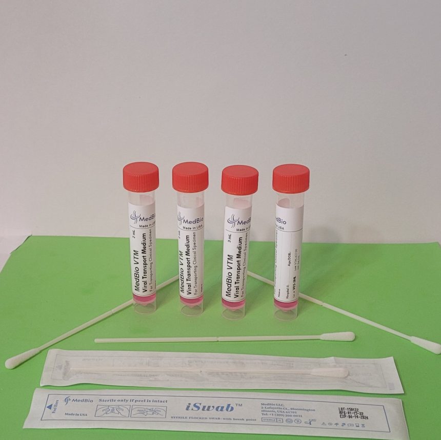 VTM Oral Sampling Kit (2 mL & 3 mL) Viral Sampling and Transport Medium ...
