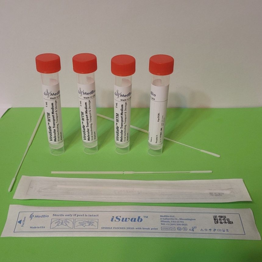 ViroSafe™ MTM Nasal Sampling Kit (1 mL to 3 mL) Molecular Transport ...