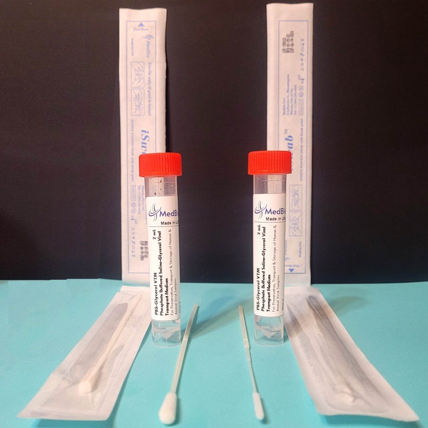 PBS-Glycerol Viral Sampling Kit-1 and Kit-2 (2 mL and iSwab™) Phosphate ...