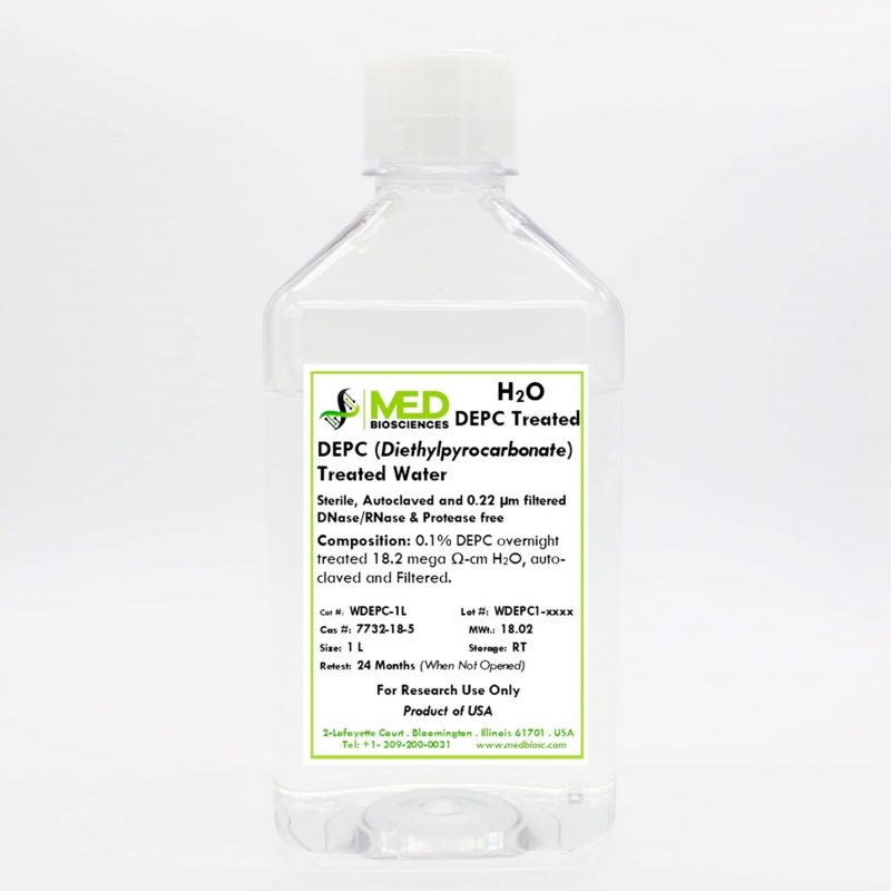 Water, DEPC Treated Nuclease-Free Sterile Water – Med Biosciences