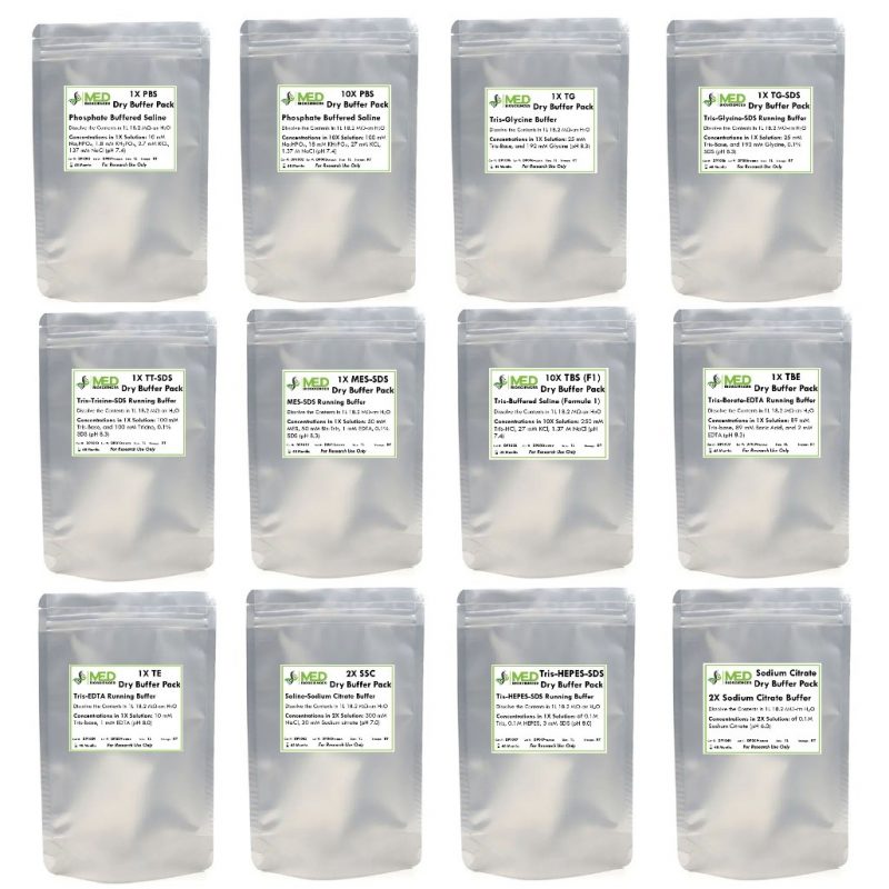 1X TBST – Tris Buffered Saline-Tween 20 (F1) – (Dry Buffer Packs) – Med ...
